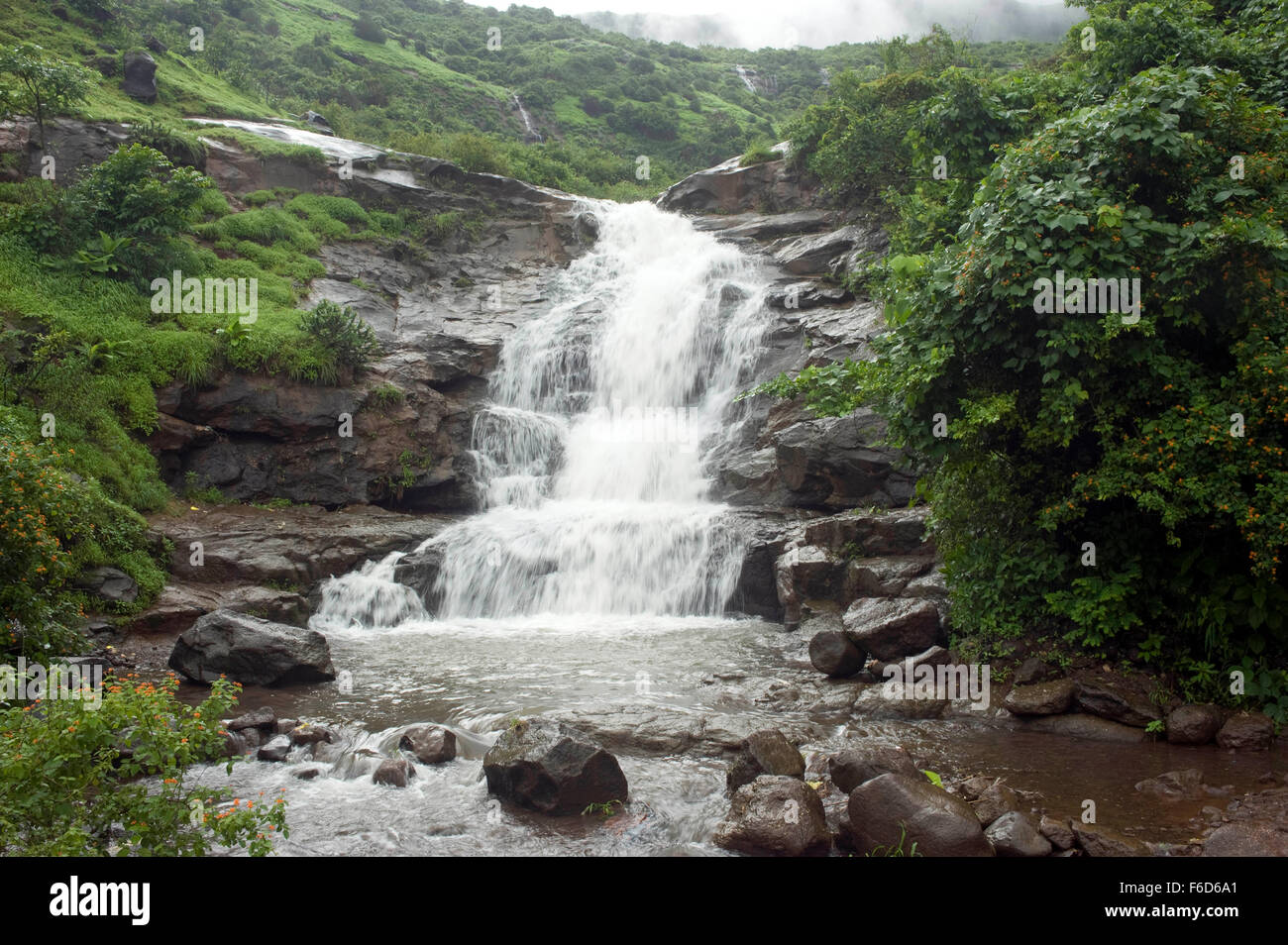 Malavali waterfall hi-res stock photography and images - Alamy