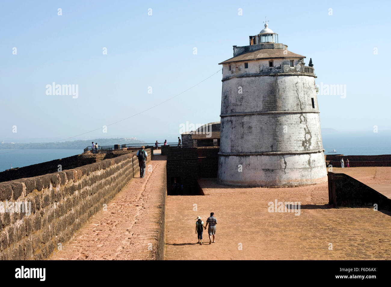 Lighthouse upper fort, aguada, goa, india, asia Stock Photo - Alamy