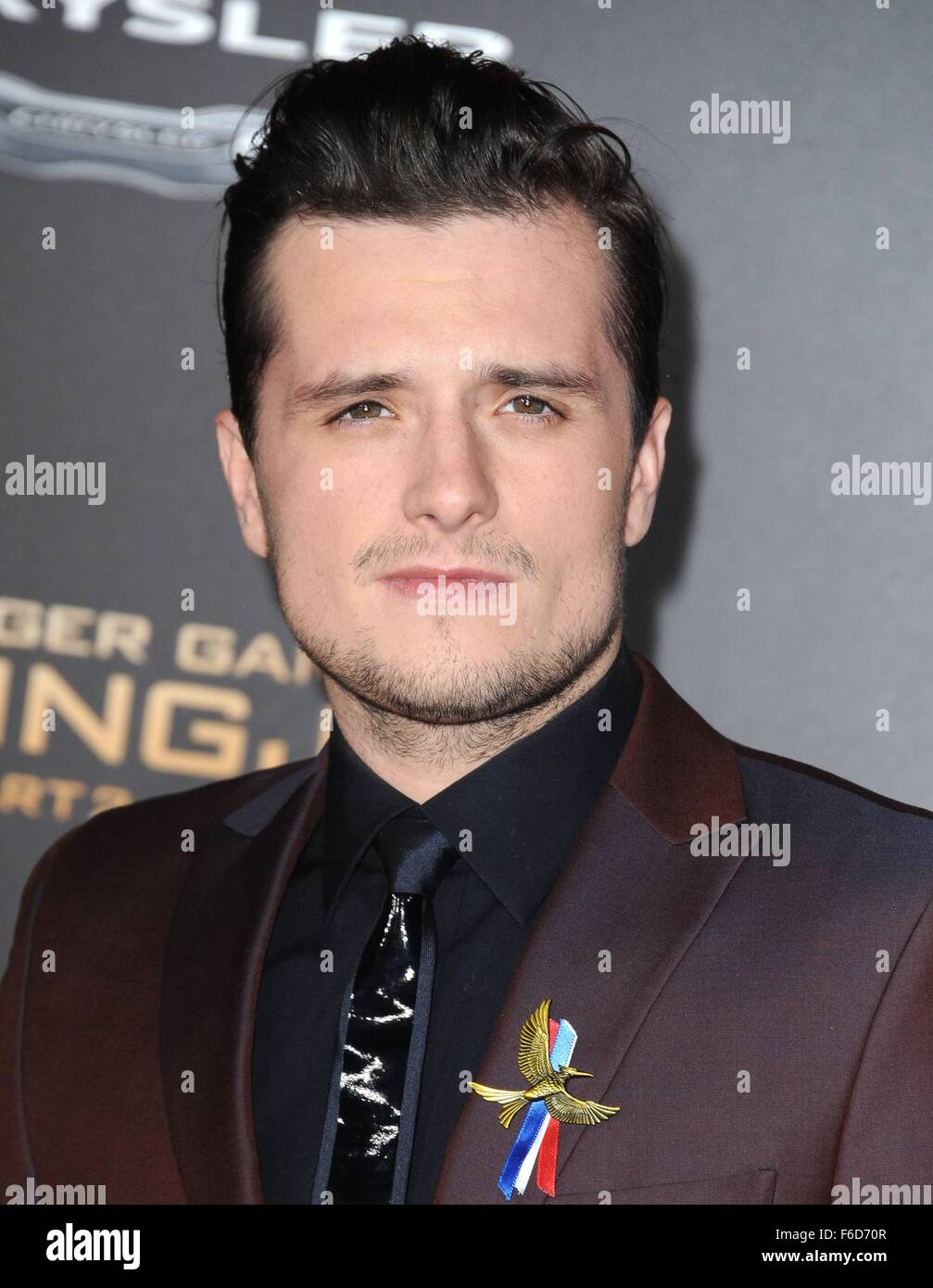 Los Angeles, CA, USA. 16th Nov, 2015. Josh Hutcherson at arrivals for ...