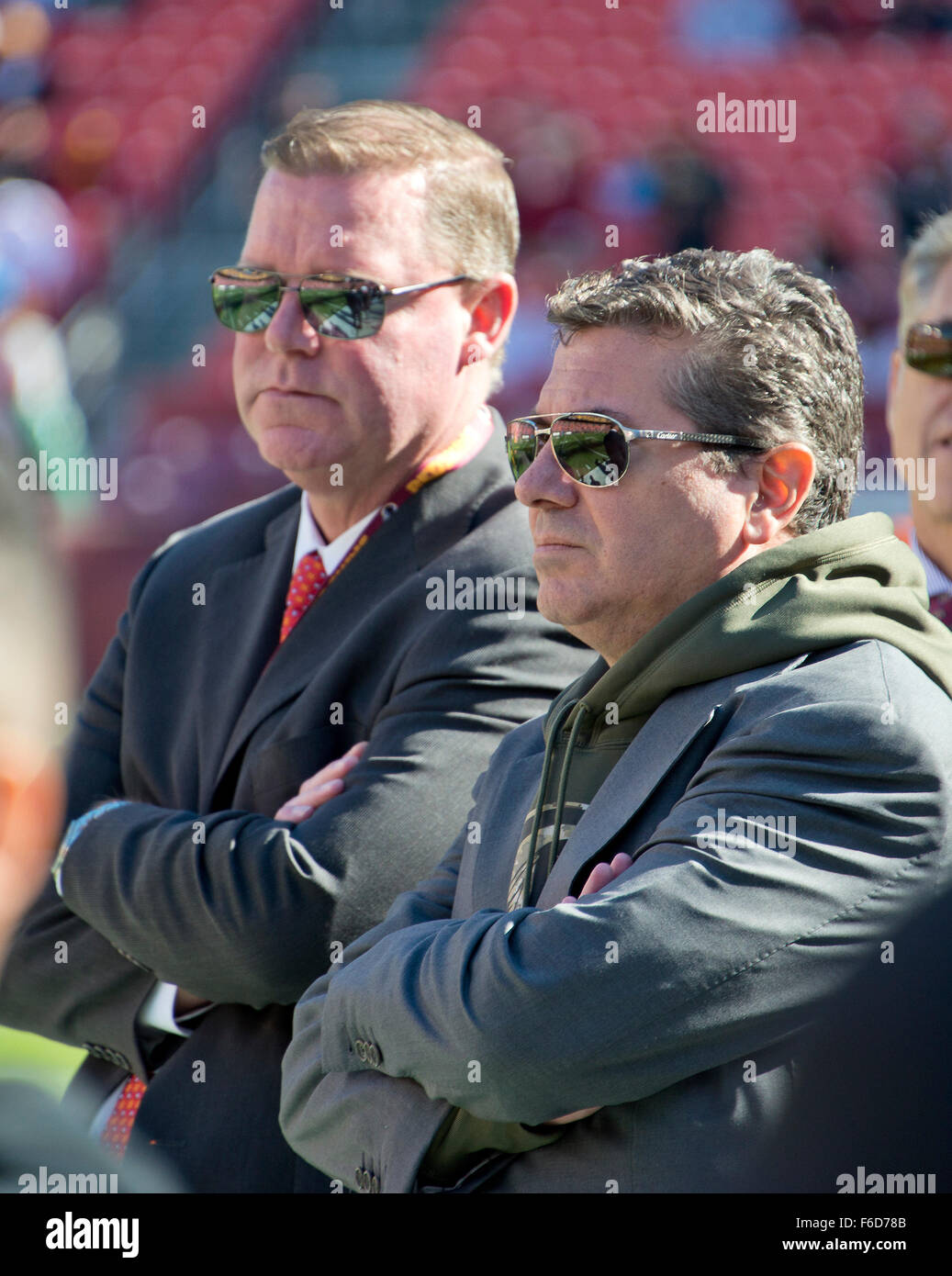 Washington Redskins general manager Scott McCloughan, left, and owner ...
