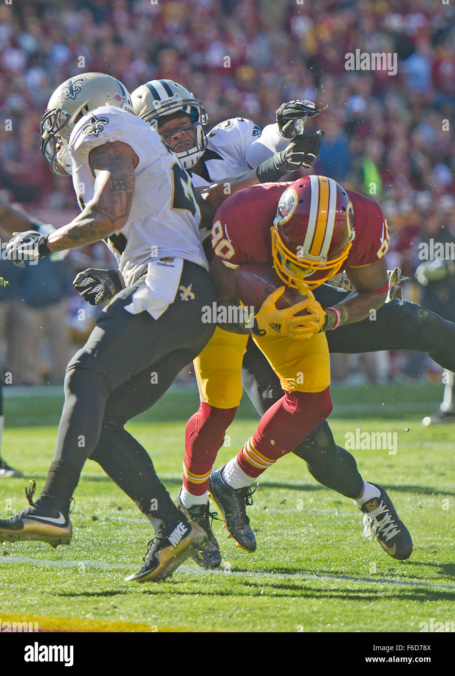 The Play. 15th Nov, 2015. Washington Redskins wide receiver Jamison ...