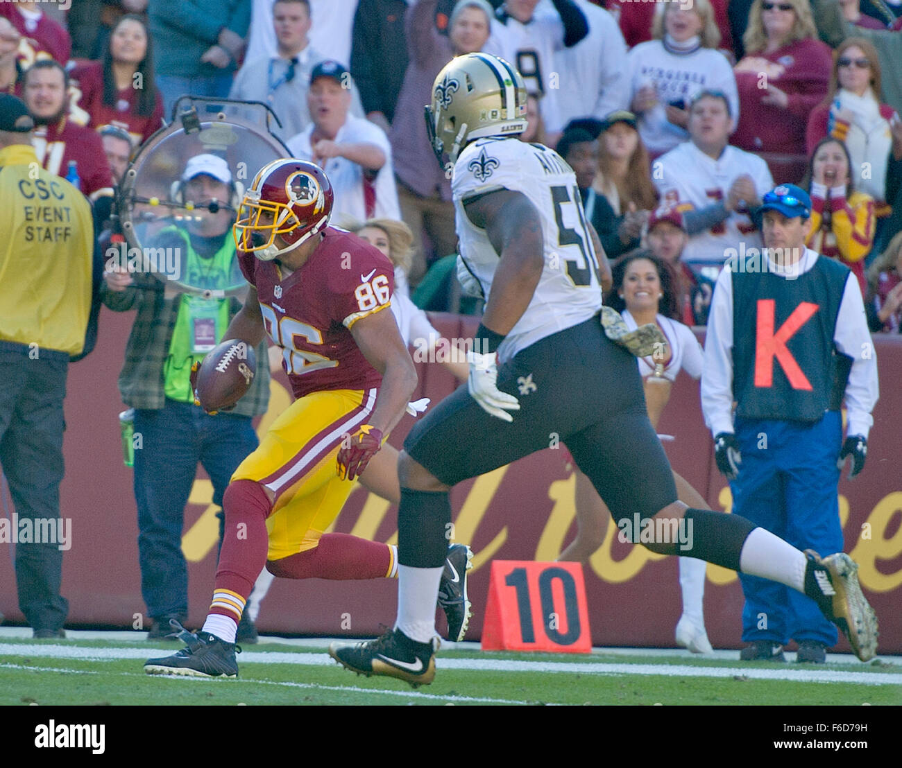 New orleans saints washington redskins hi-res stock photography and ...