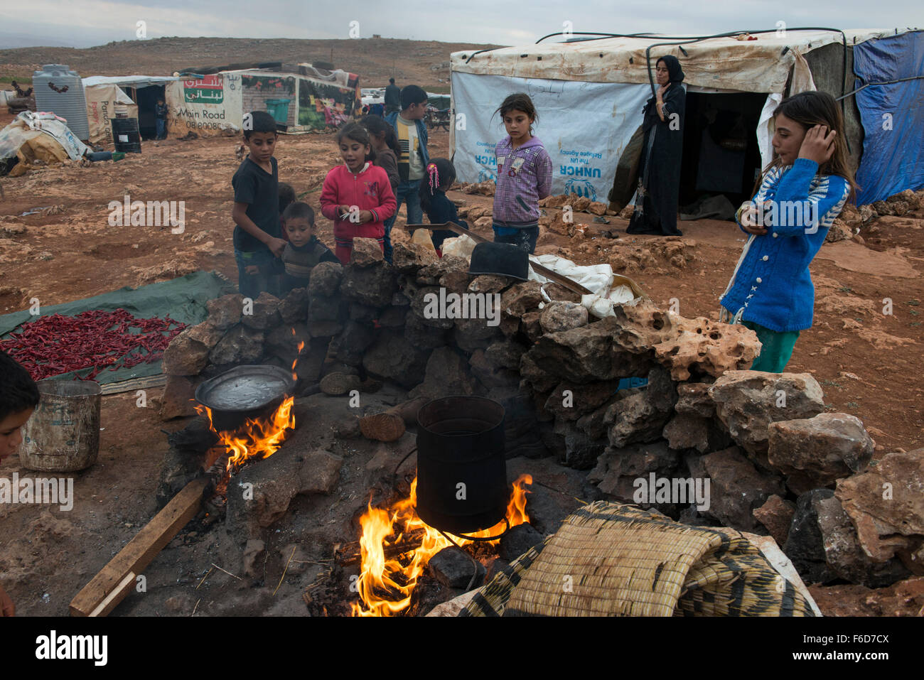 Lebanon refugee camp hi-res stock photography and images - Alamy