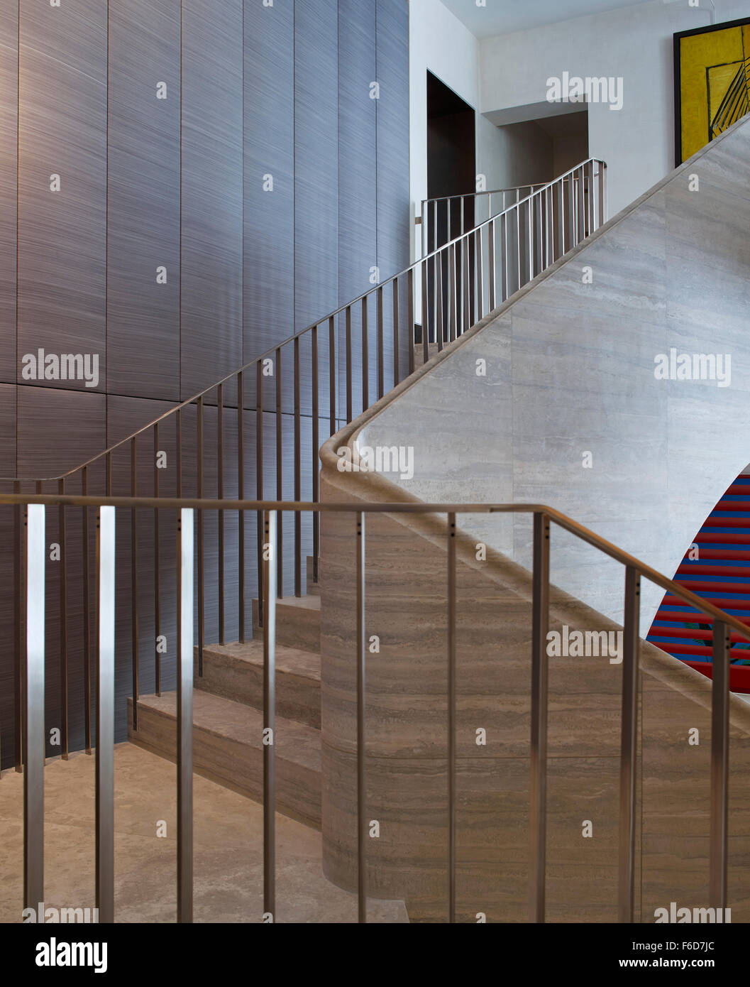 Travertine balustrade hi-res stock photography and images - Alamy