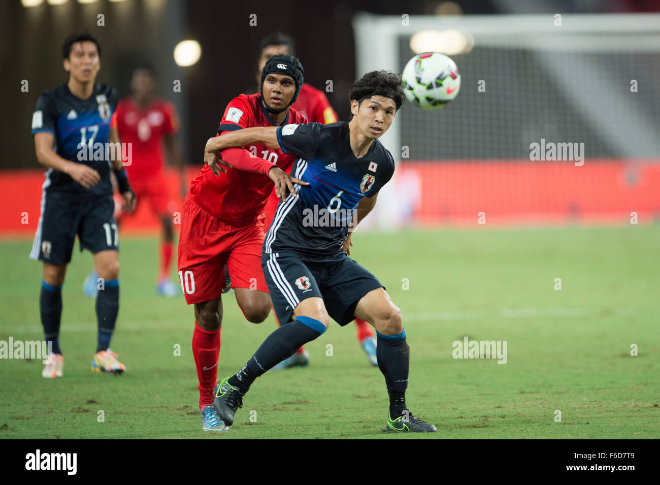 Masato Morishige (JPN) (ｮ ｺｺ), Japan vs Singapore in the 2018 FIFA ...