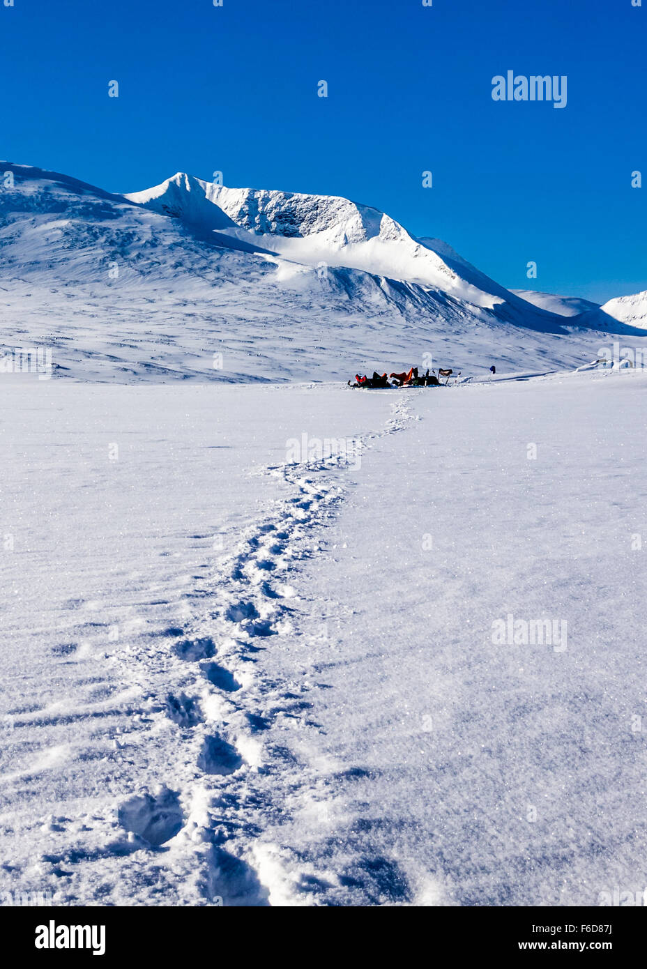 Camping in Sarek National Park Stock Photo - Alamy