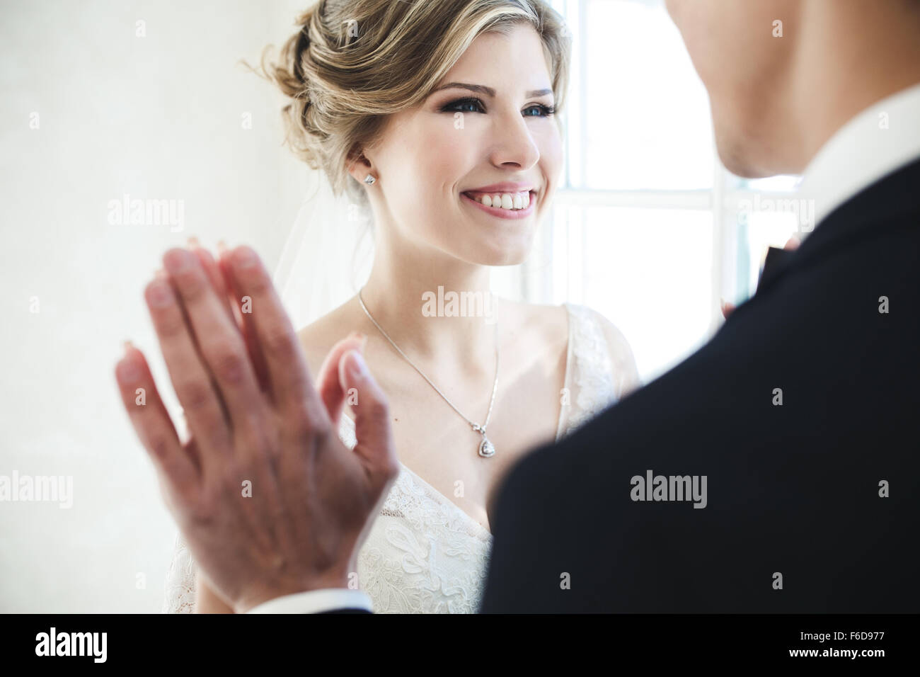 couple on white background Stock Photo - Alamy
