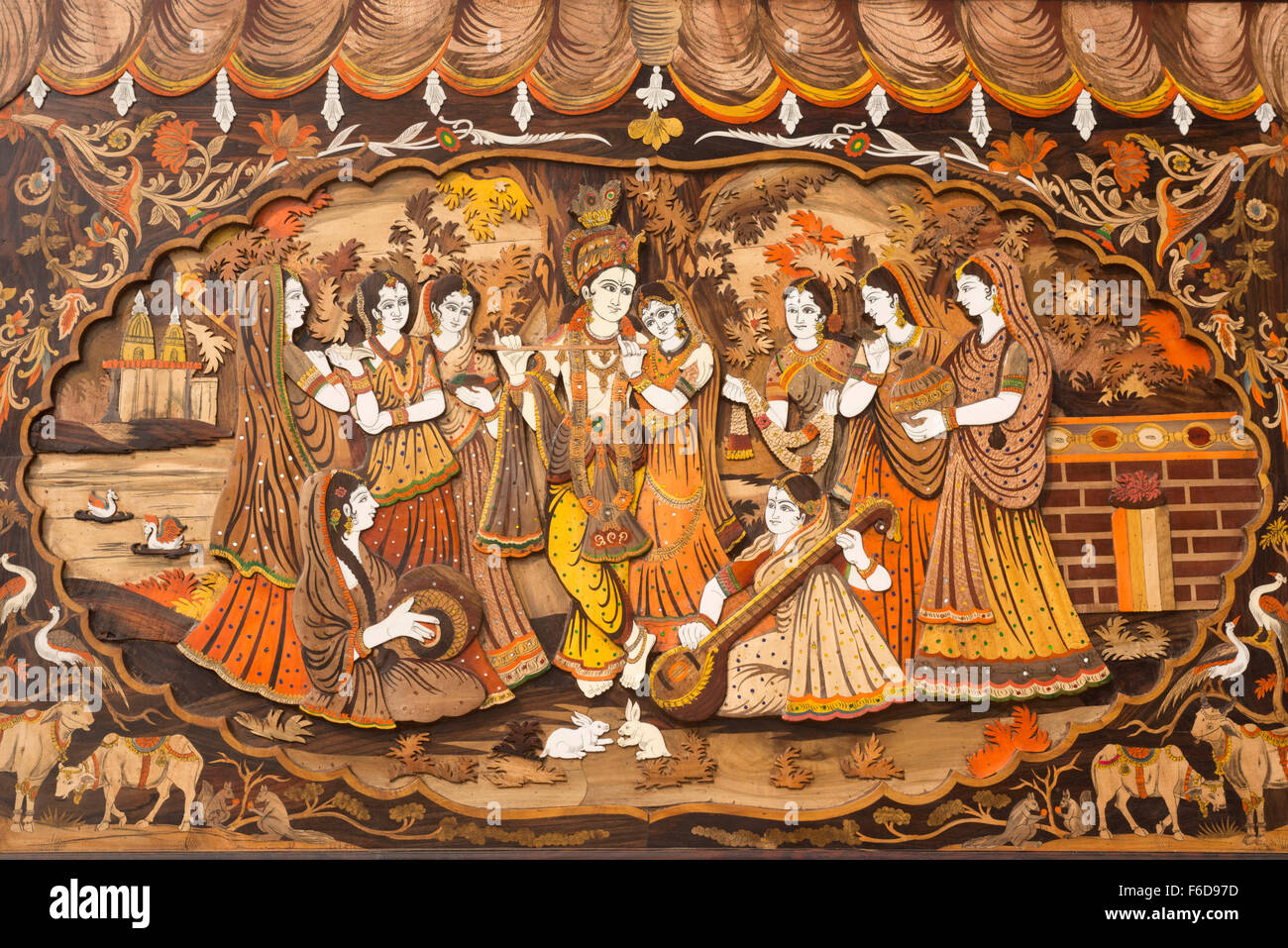 Rasleela lord krishna handicraft , surajkund mela, faridabad, haryana ...