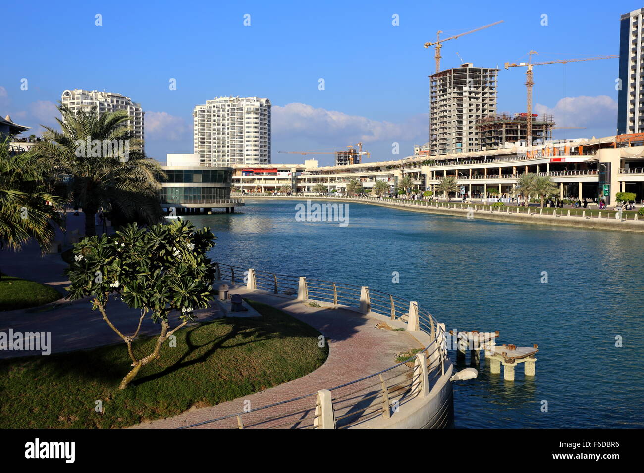The Lagoon, Amwaj Islands, Kingdom of Bahrain Stock Photo - Alamy