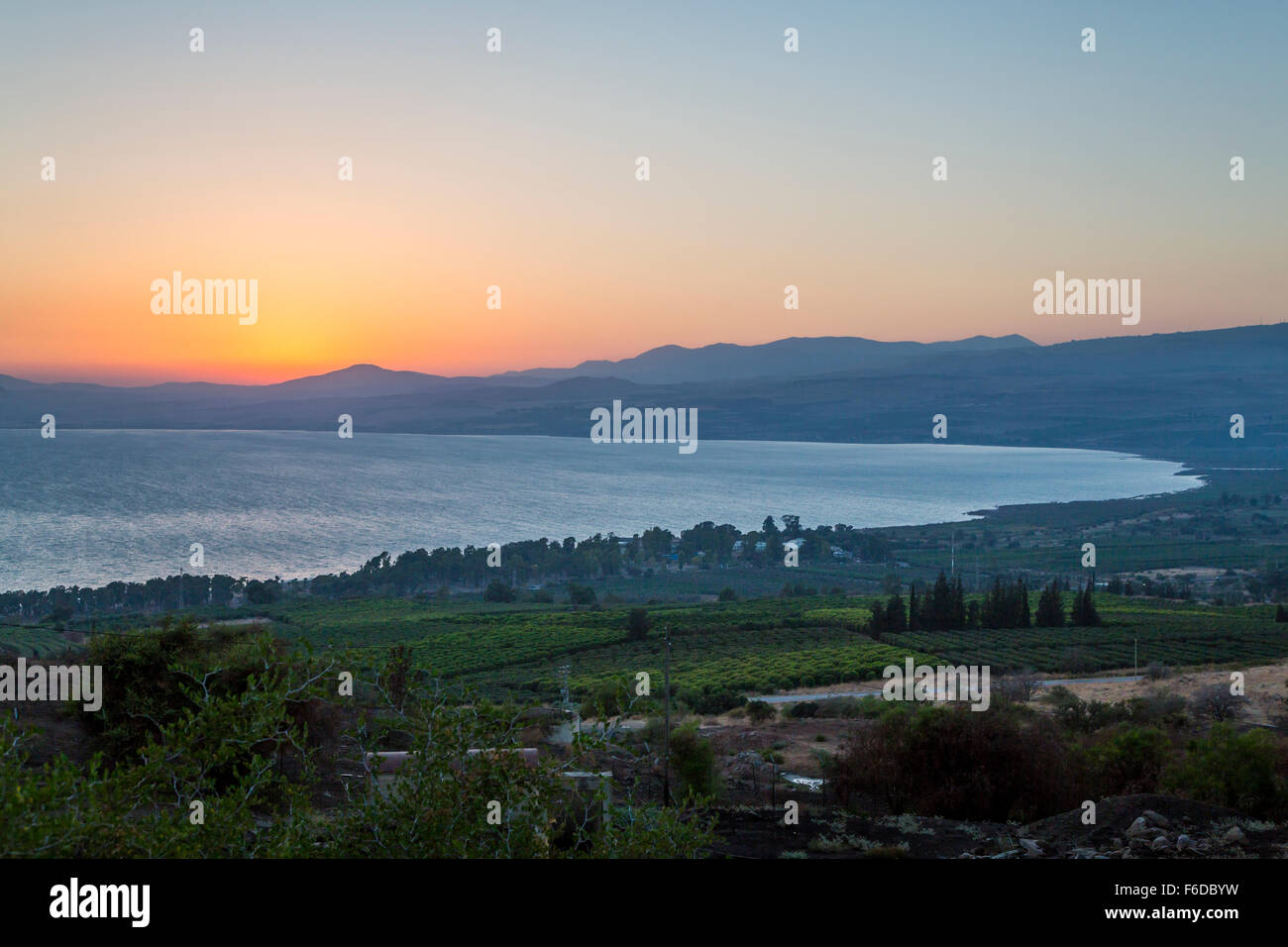 Sea of galilee israel sunset hi-res stock photography and images - Alamy