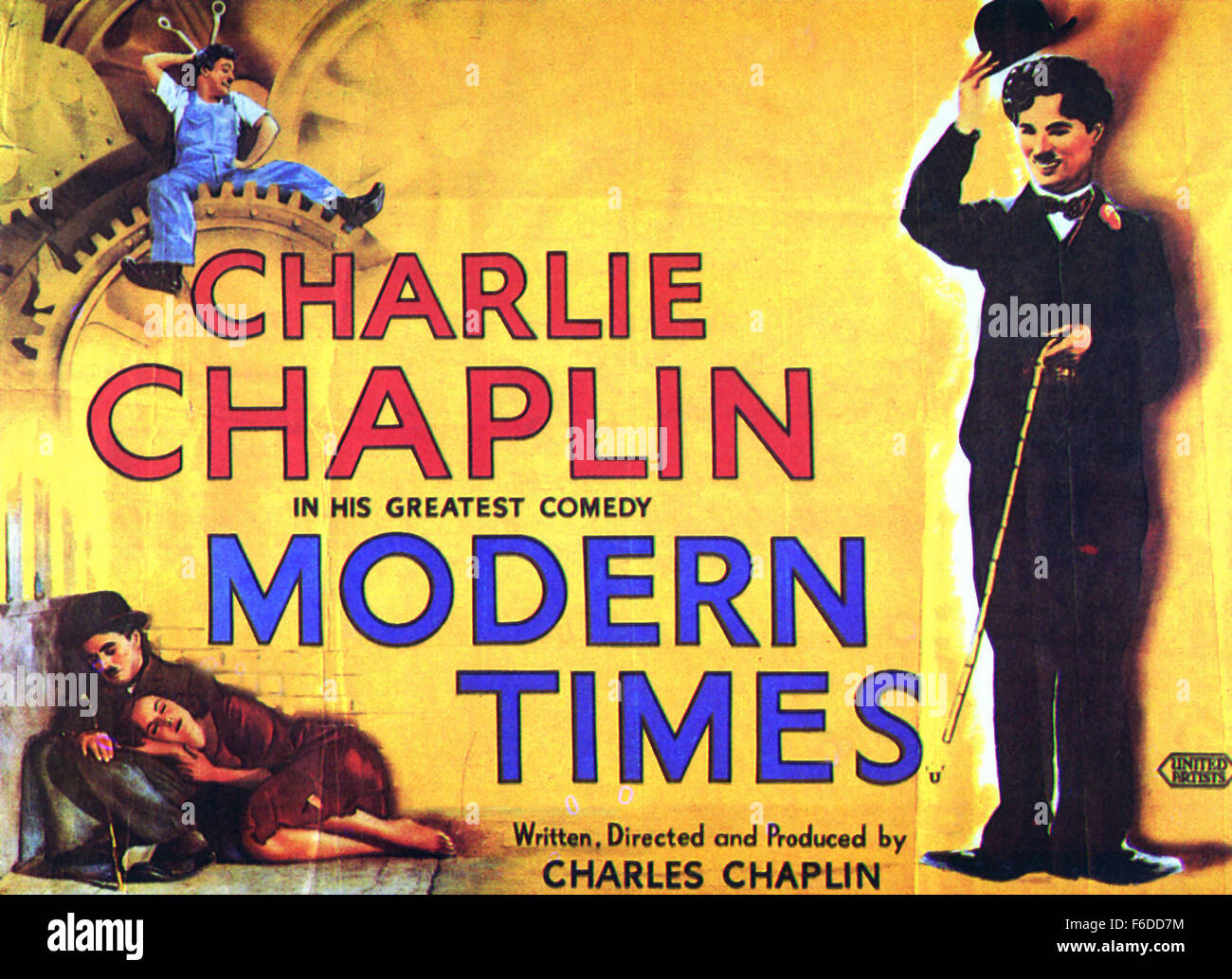 Chaplin's 'modern times' hi-res stock photography and images - Alamy