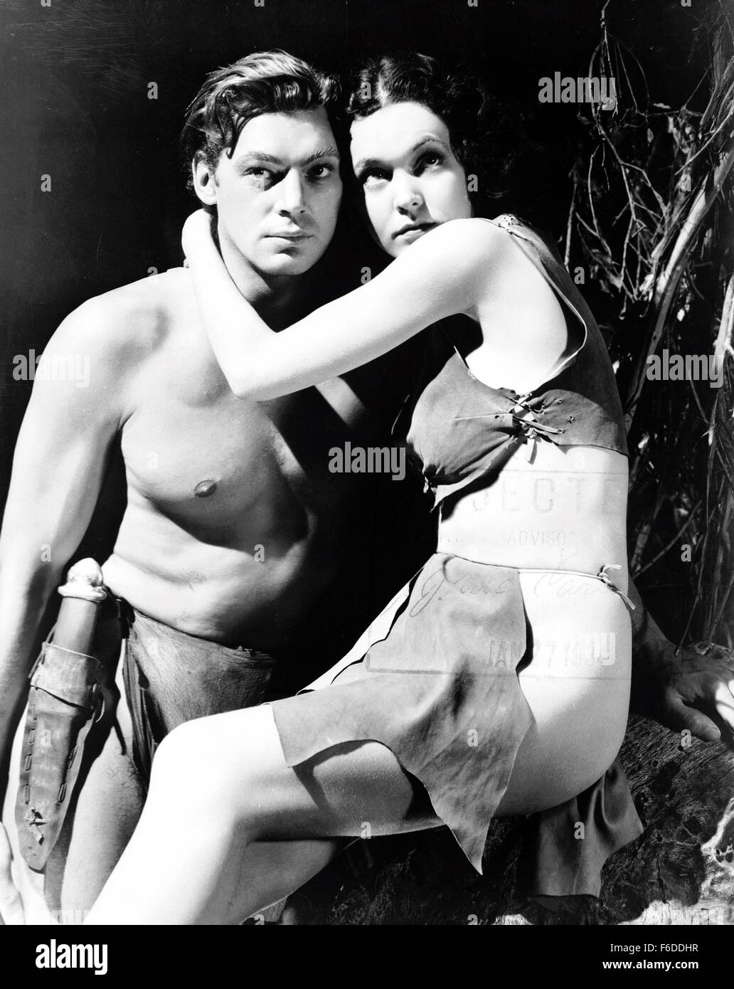 Weissmuller maureen osullivan tarzan mate hi-res stock photography and images - Alamy