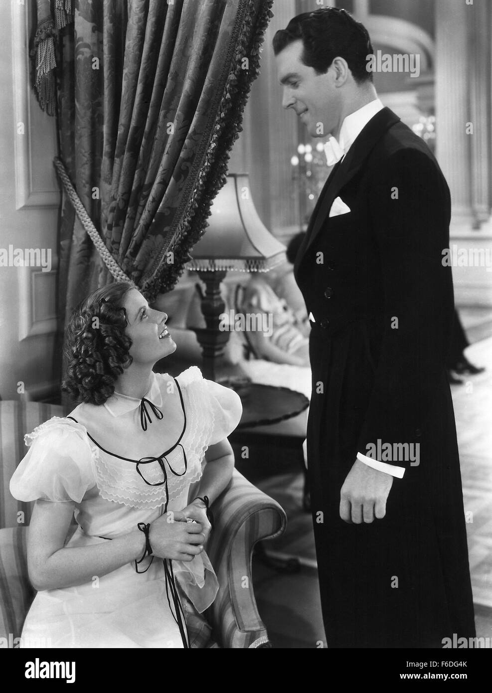 Jan. 1, 1930 - Katharine Hepburn and Fred MacMurray on-set of the Film ...