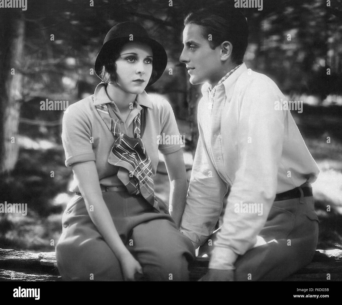 Jan. 1, 1930 - Phillips Holmes and Frances Dee on-set of the Film, An ...