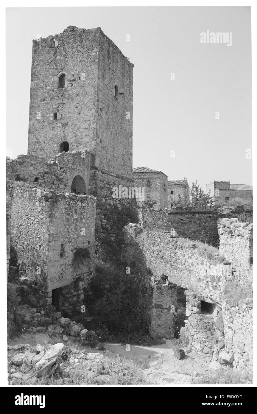 Mani tower Black and White Stock Photos & Images - Alamy