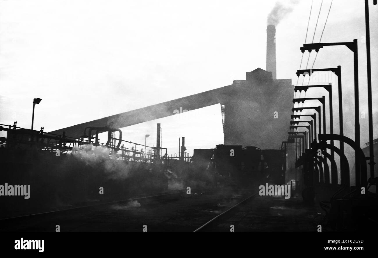 Old coke making plant circa 1974 Stock Photo - Alamy