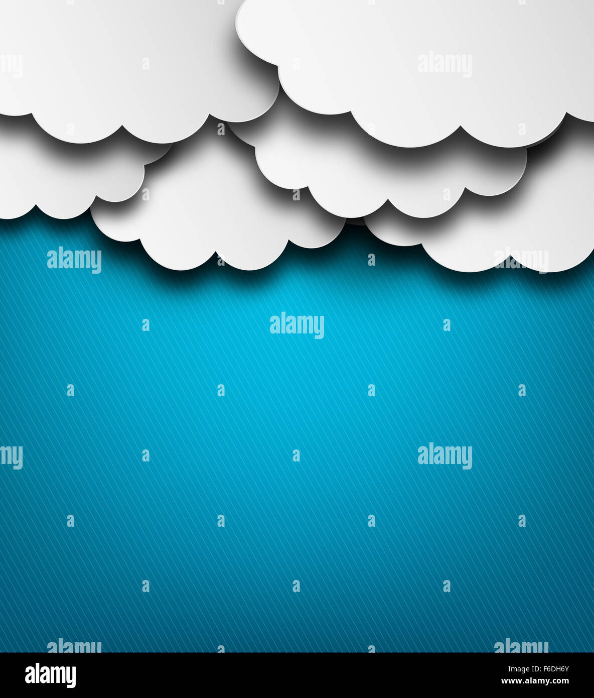 Abstract design Clouds On Blue Background Stock Photo - Alamy