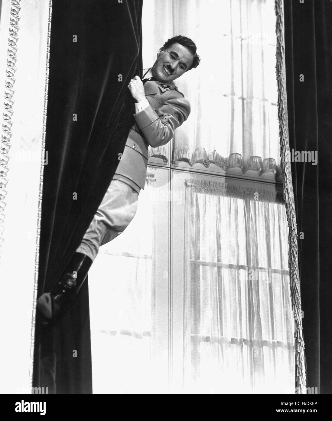 Jan. 1, 1940 - Charlie Chaplin on-set of the Film, The Great Dictator ...