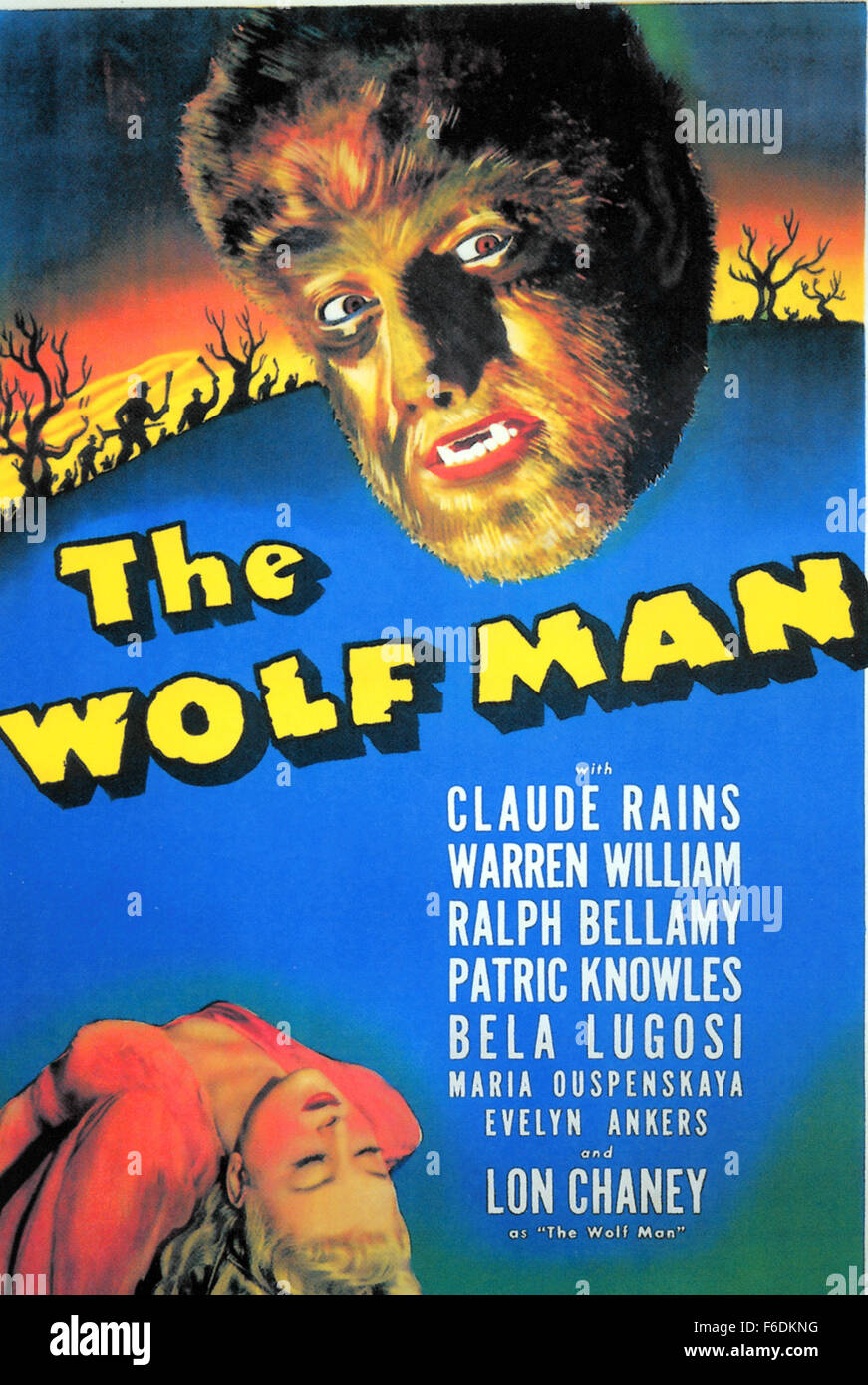 RELEASE DATE: December 12, 1941. MOVIE TITLE: The Wolf Man aka The ...