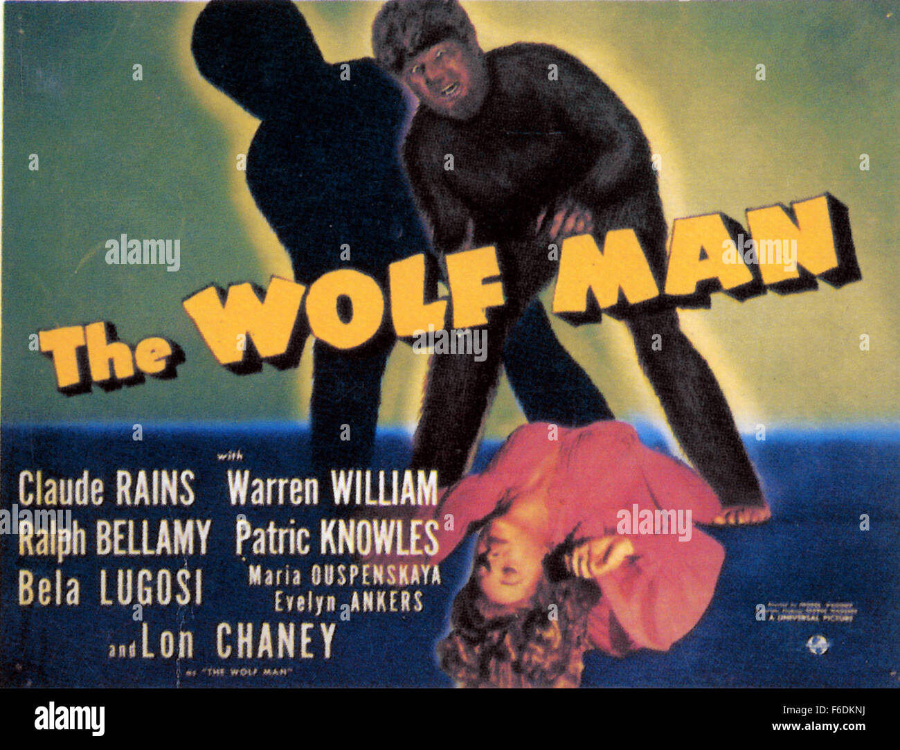 RELEASE DATE: December 12, 1941. MOVIE TITLE: The Wolf Man aka The ...