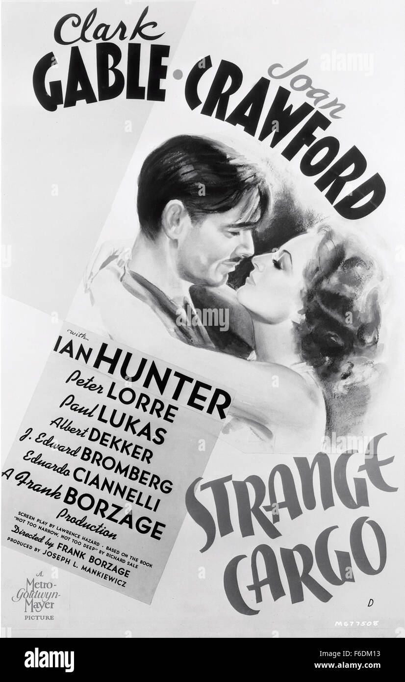 Strange Cargo 1940 Clark Gable Stock Photos & Strange Cargo 1940 Clark Gable Stock Images - Alamy
