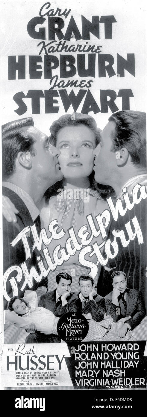 The philadelphia story poster hi-res stock photography and images - Alamy