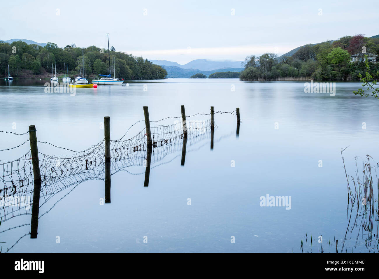 Pier jetty at coniston water in cumbria hi-res stock photography and ...
