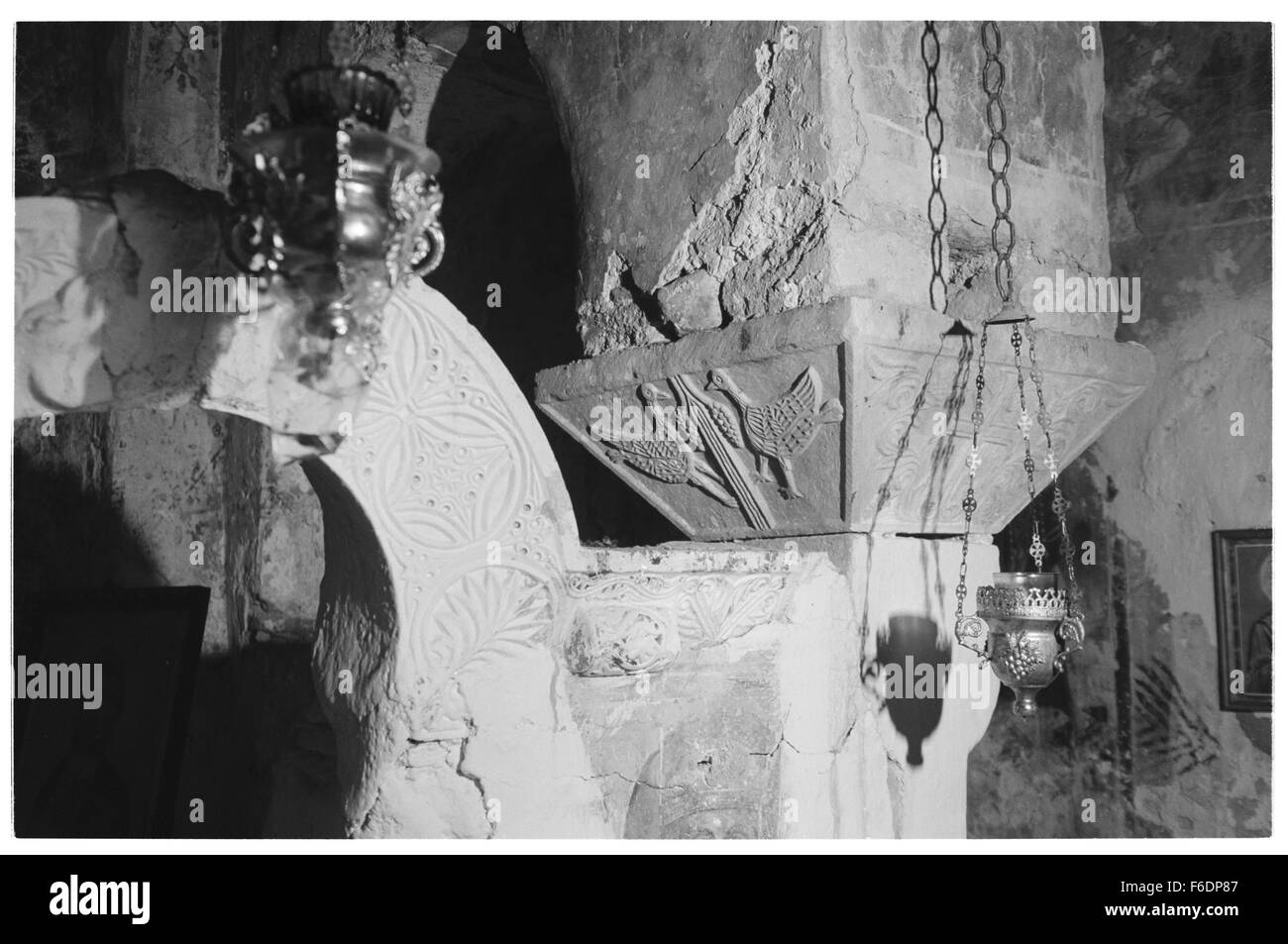 Interior church decoration Black and White Stock Photos & Images - Alamy