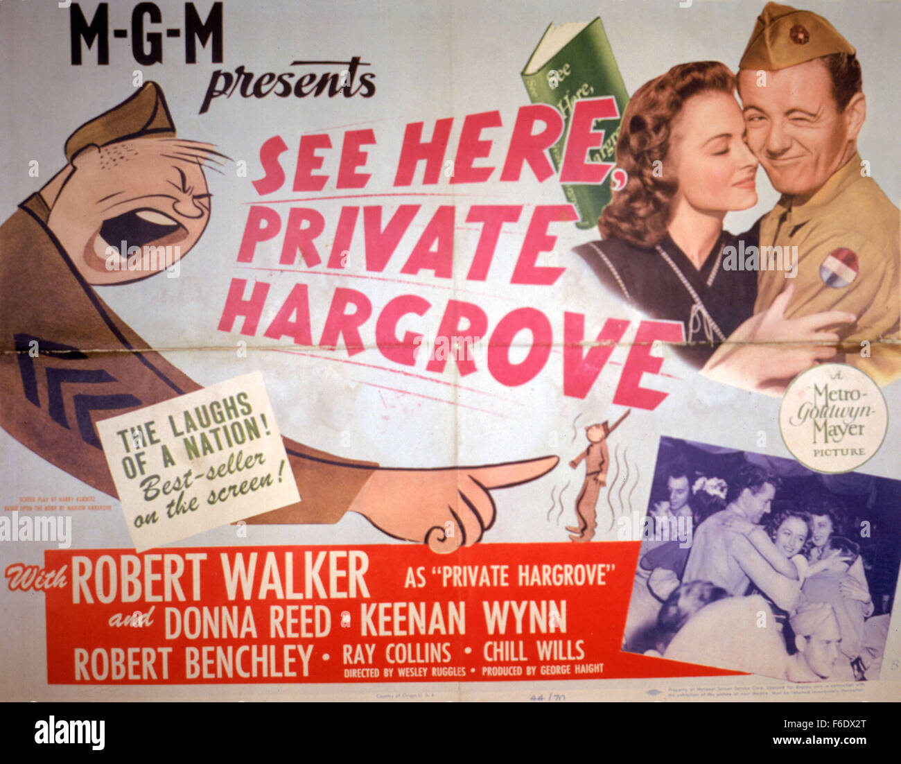 RELEASE DATE: March 18, 1944. MOVIE TITLE: See Here, Private Hargrove ...