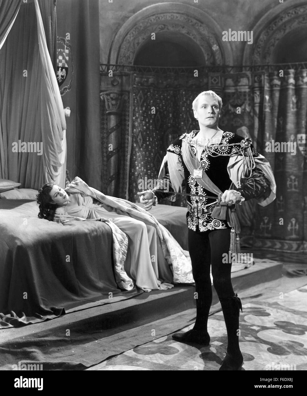 RELEASED: May 4, 1948 - Original Film Title: Hamlet. PICTURED: LAURENCE ...
