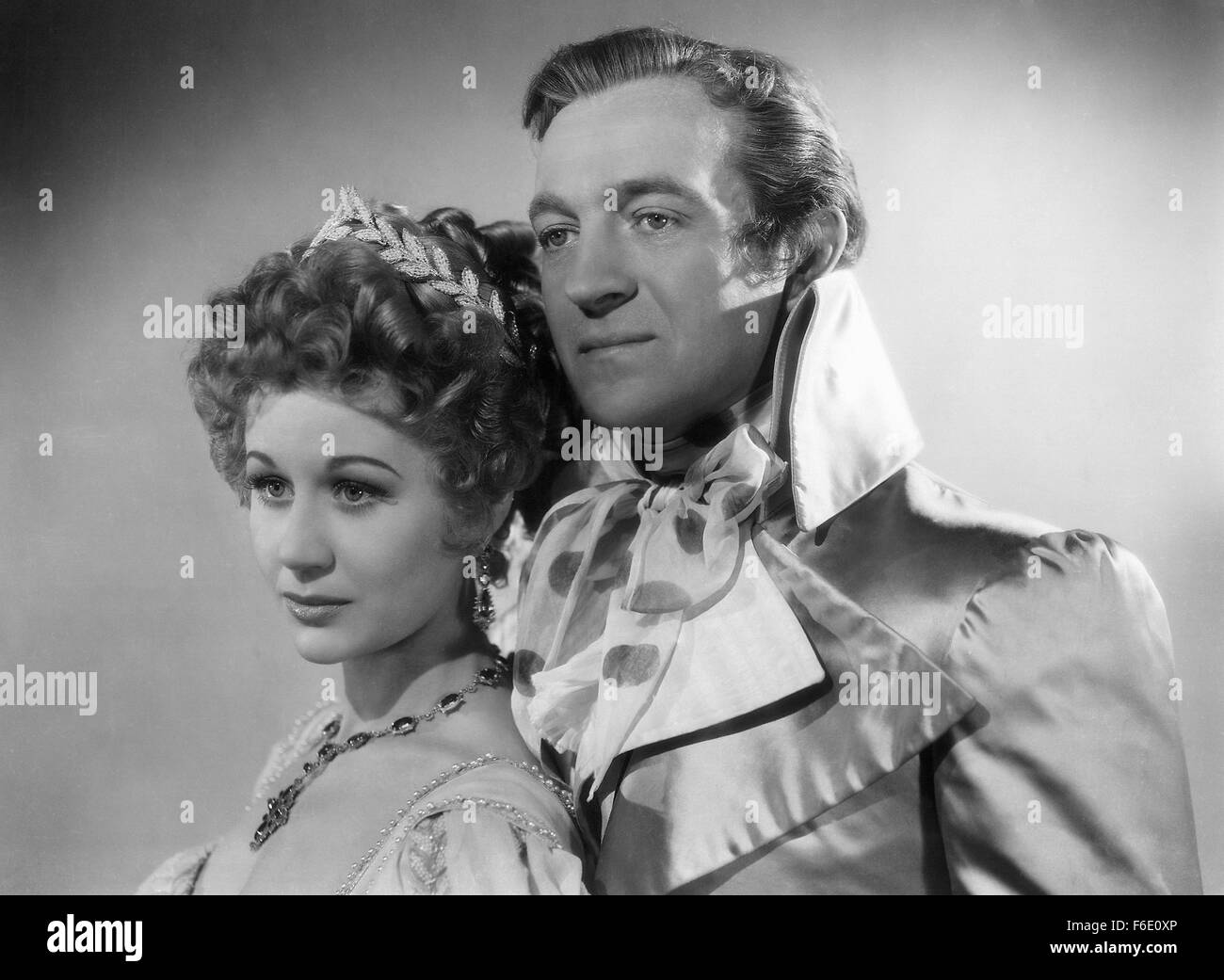 Jan. 1, 1950 - Margaret Leighton and David Niven on-set of the Film ...