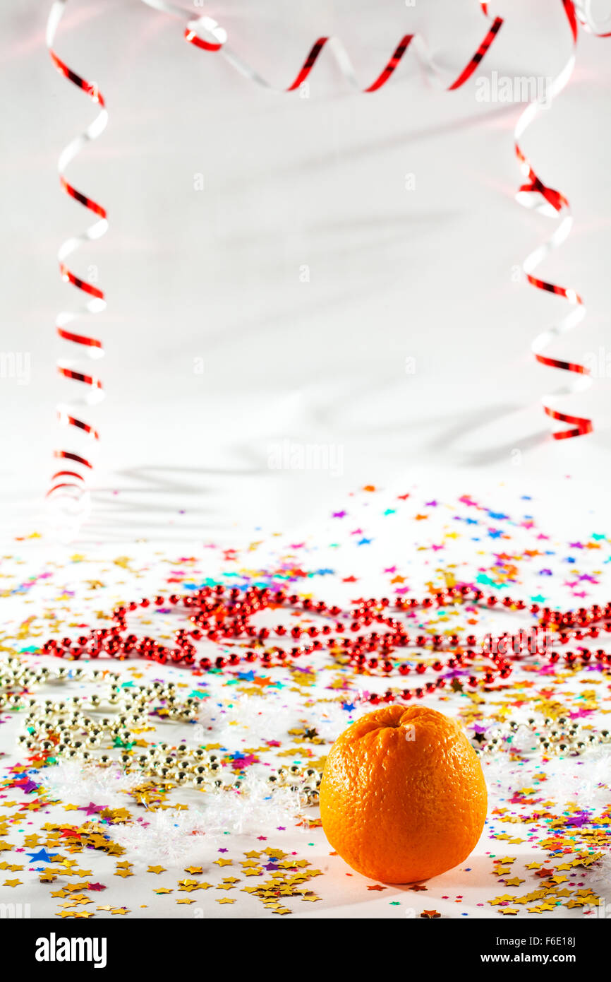 Christmas theme with orange Stock Photo - Alamy