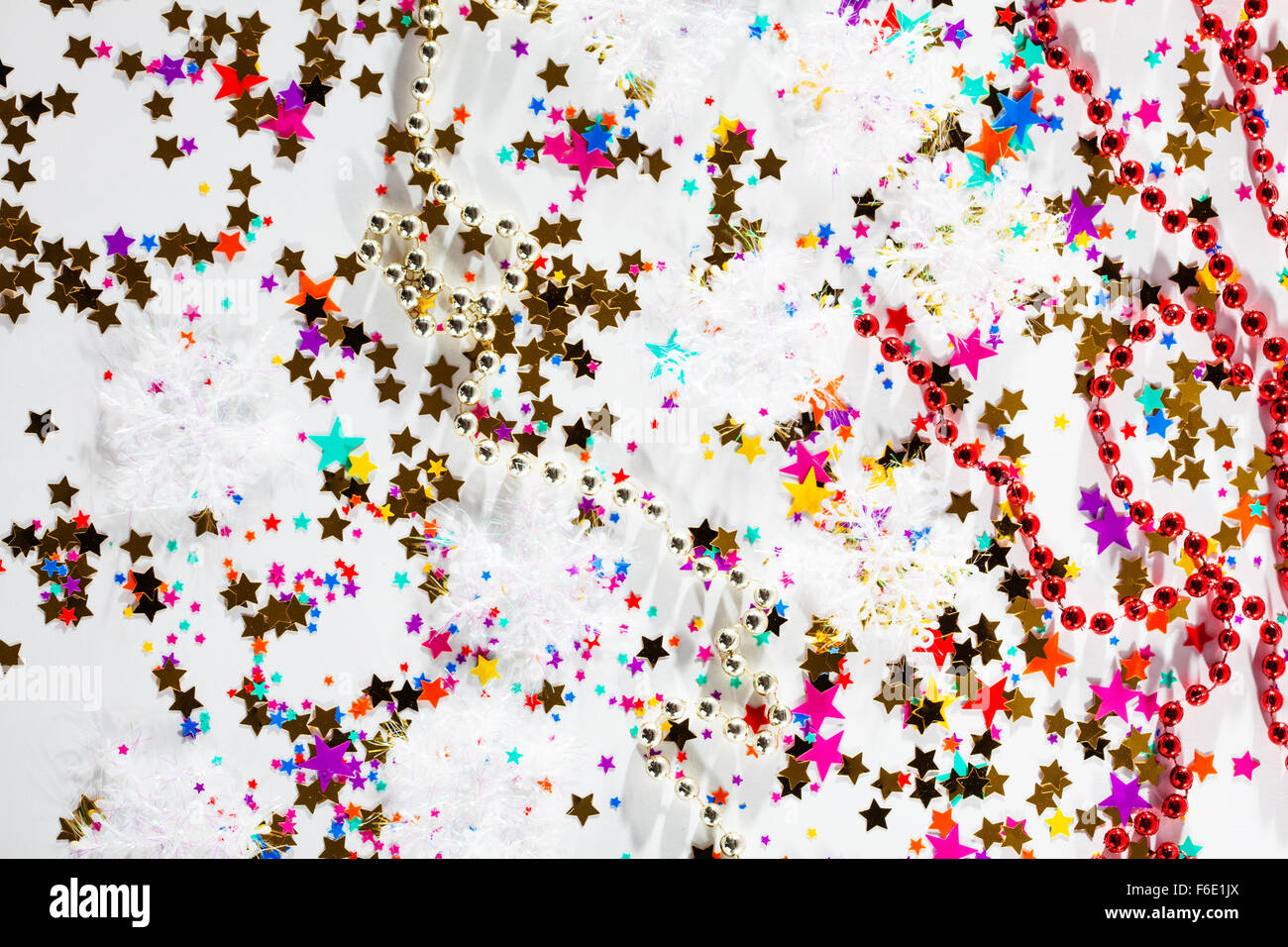 Colorful star shaped confetti Stock Photo - Alamy
