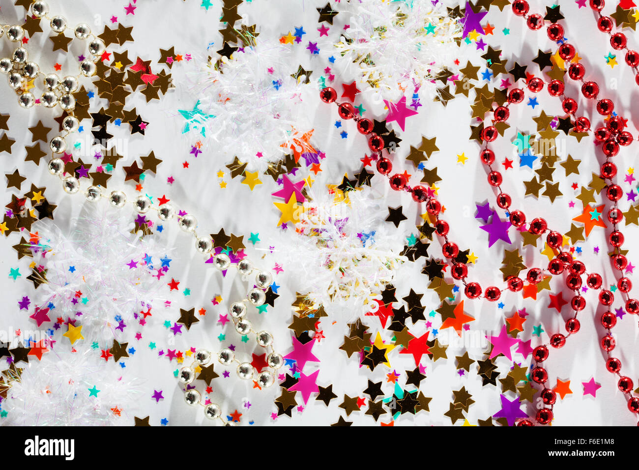 Colorful star shaped confetti Stock Photo - Alamy
