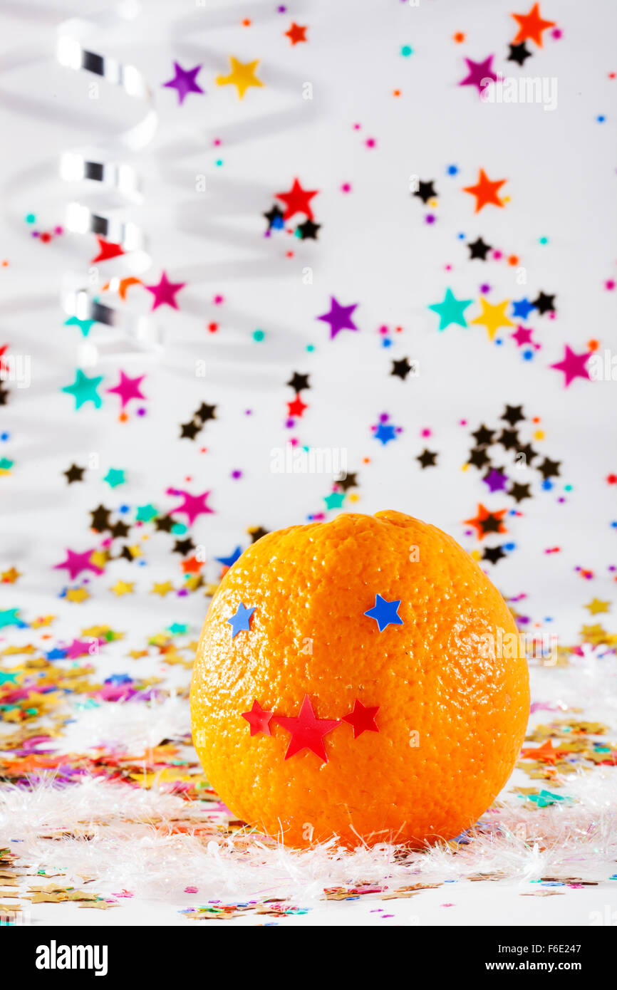 Christmas theme with orange Stock Photo - Alamy
