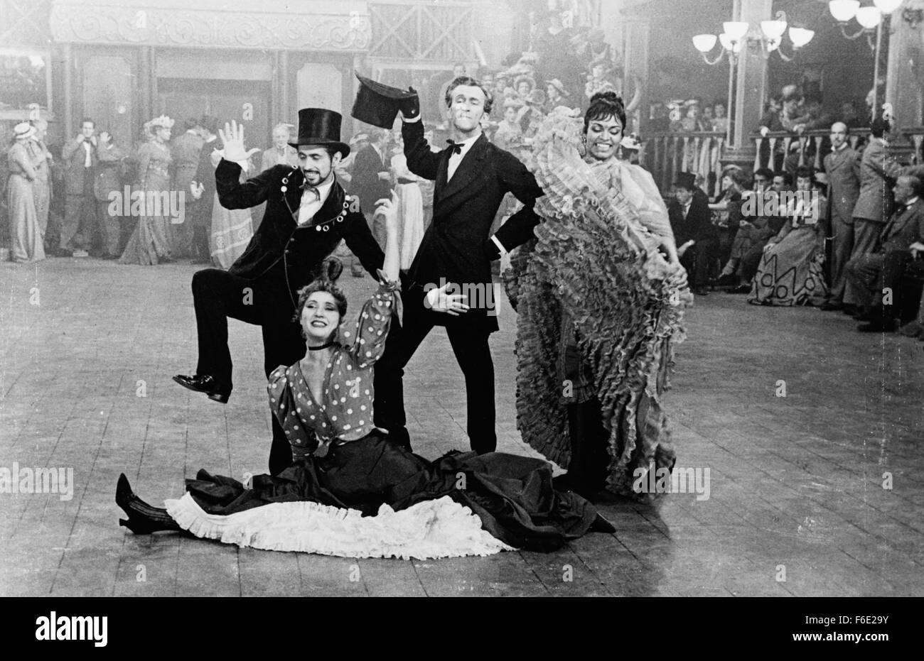 Henri de toulouse lautrec at the moulin rouge Black and White Stock ...