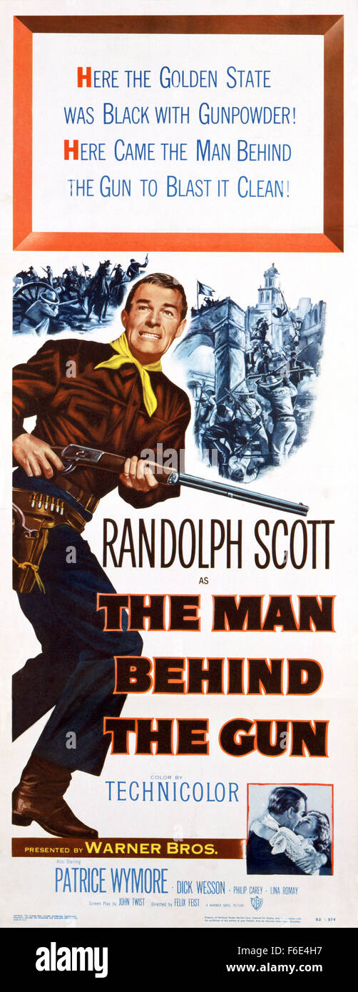 RELEASE DATE: January 31, 1953. MOVIE TITLE: The Man Behind the Gun ...