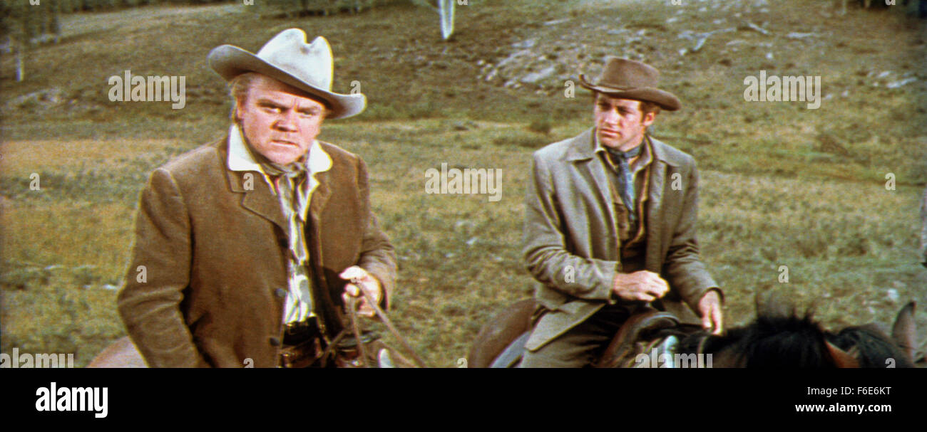 Mar 10, 1956; Alberta, CANADA; Actor JAMES CAGNEY (L) as Jeremy Rodock ...