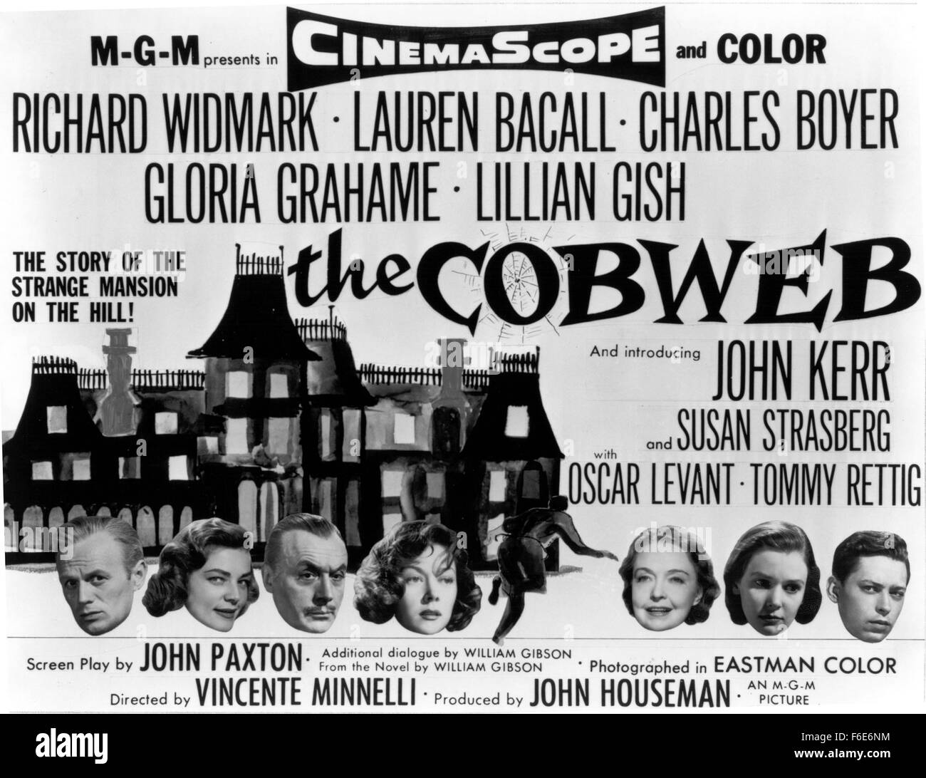 Dec 12, 1955; New York, NY, USA; Art cover for 'The Cobweb'. Directed ...