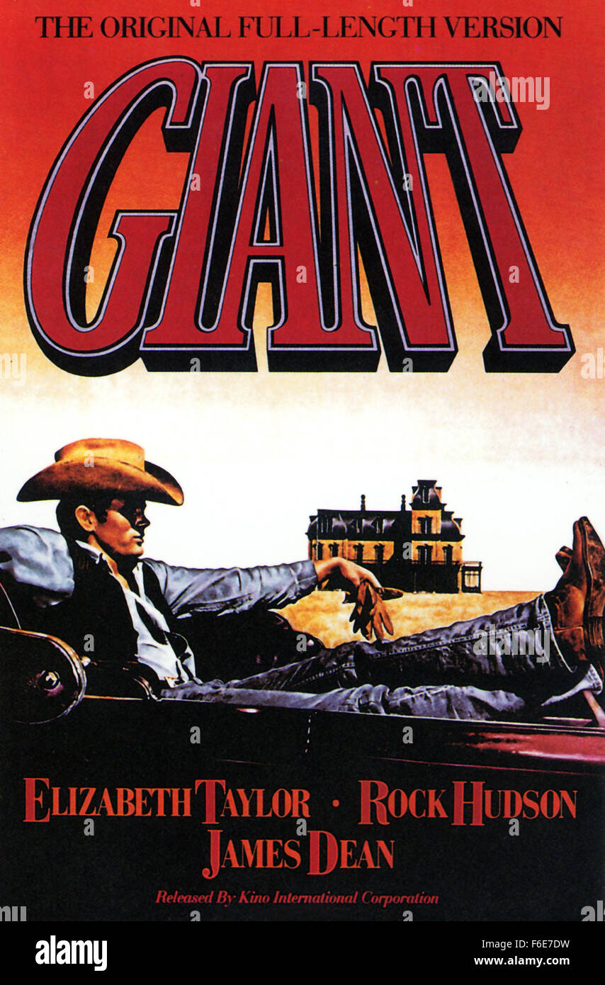 RELEASE DATE: November 24, 1956. MOVIE TITLE: Giant. STUDIO: Giant ...