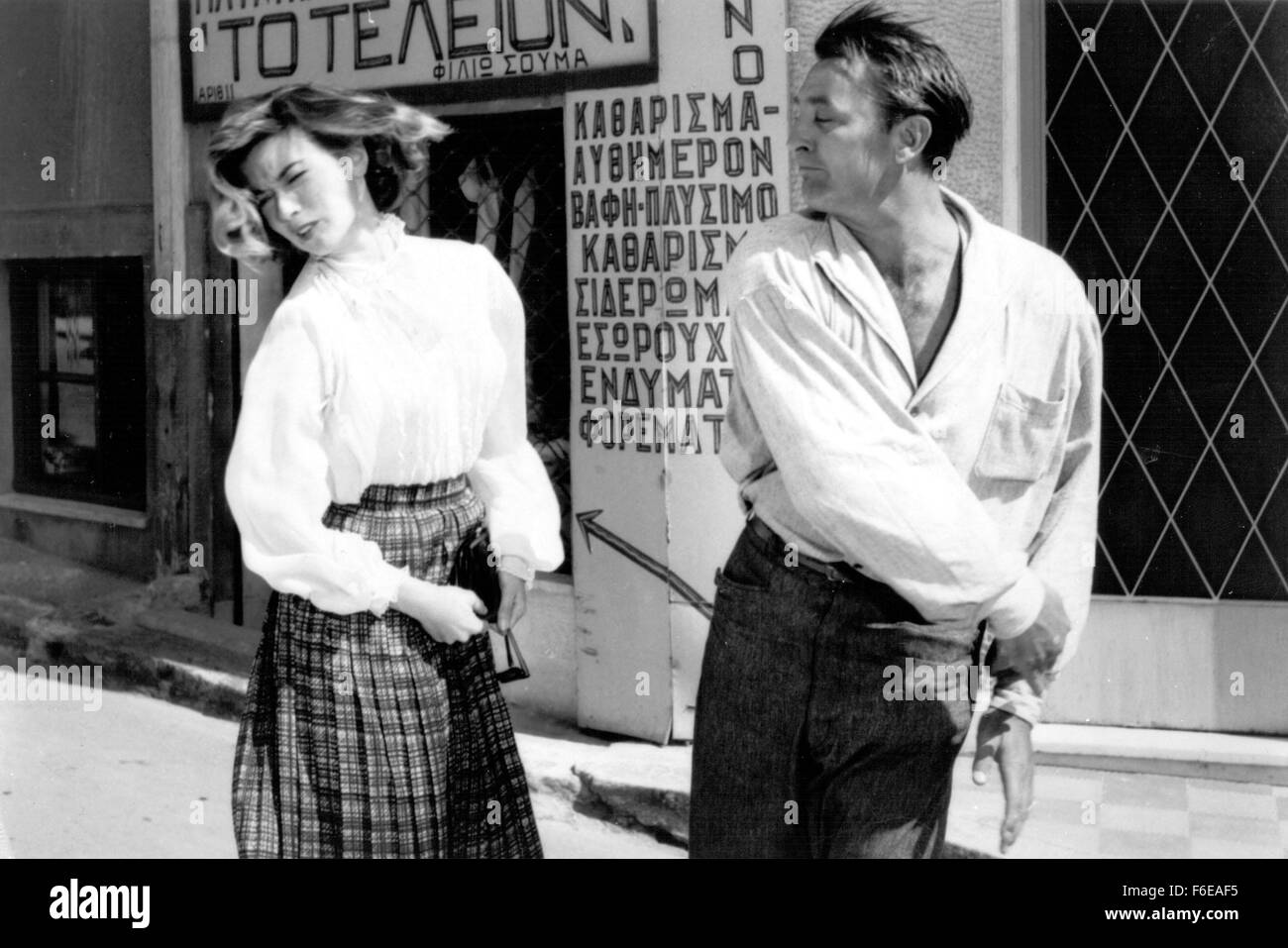 Jul 15, 1959; Athens, Greece ; Actor ROBERT MITCHUM stars as Mike ...