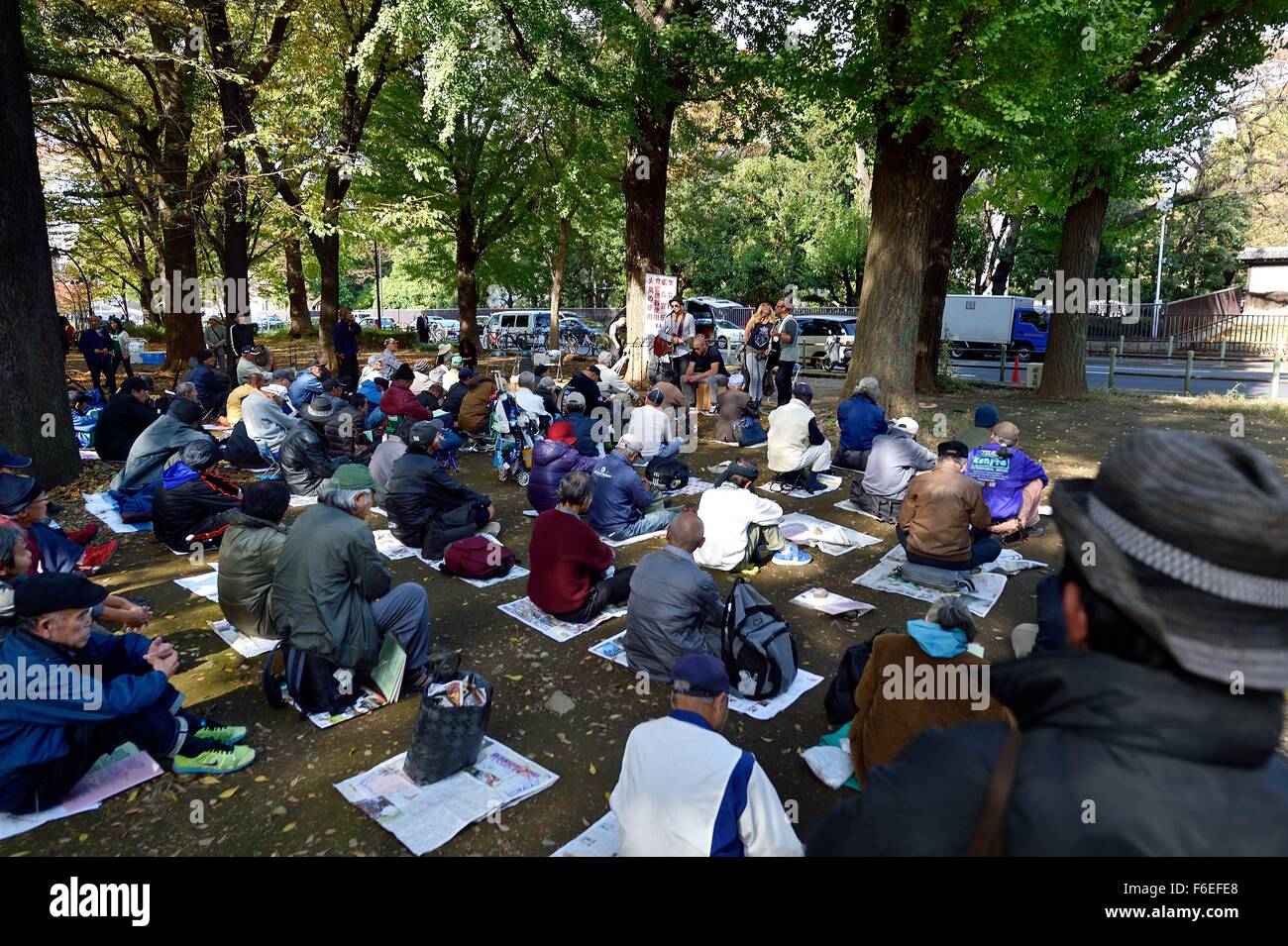 Tokyo, Japan. 16th Nov, 2015. An American-based rock band named Sika ...