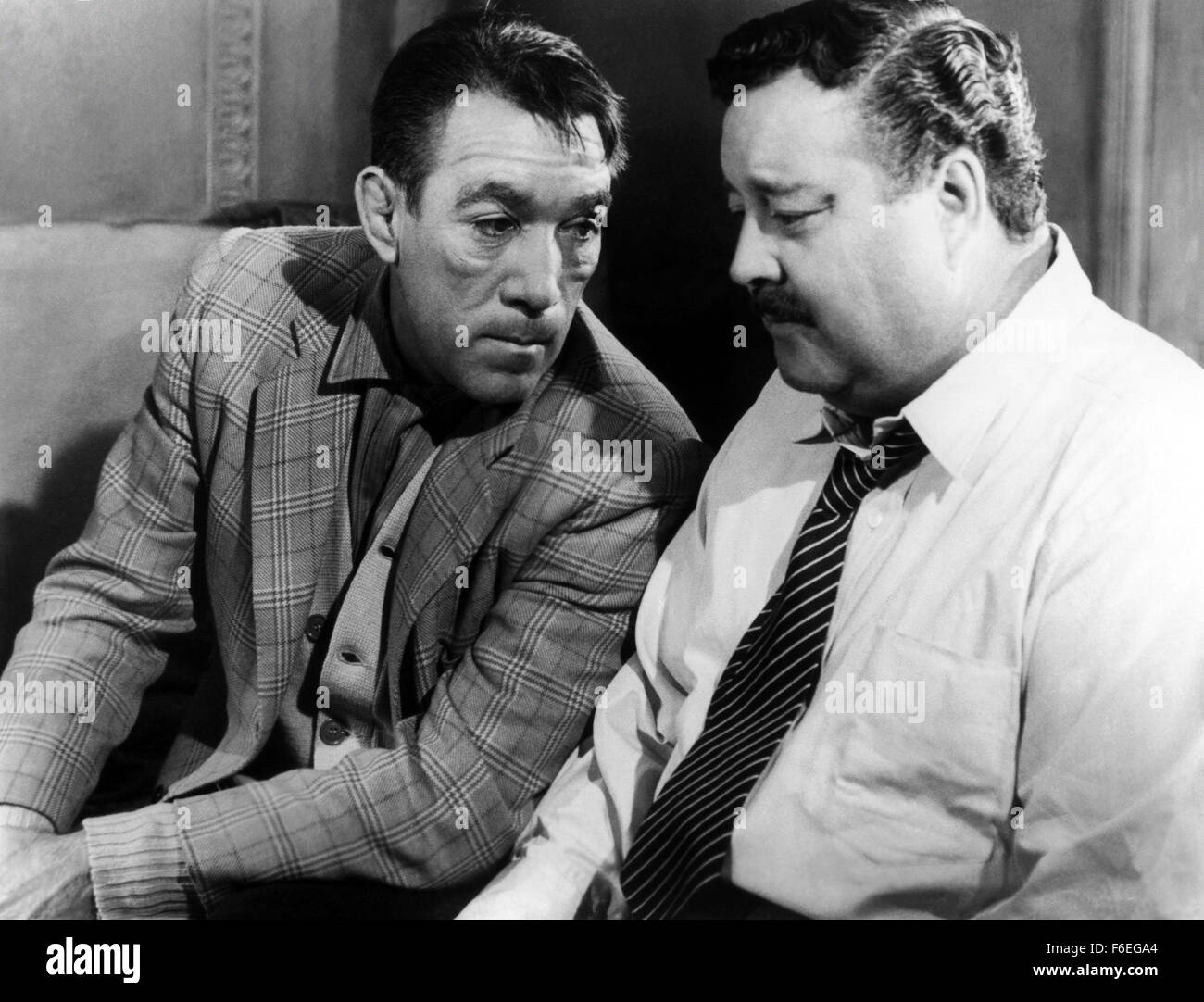Jun 12, 1962; Hollywood, CA, USA; ANTHONY QUINN and JACKIE GLEASON star as Louis 'Mountain ...