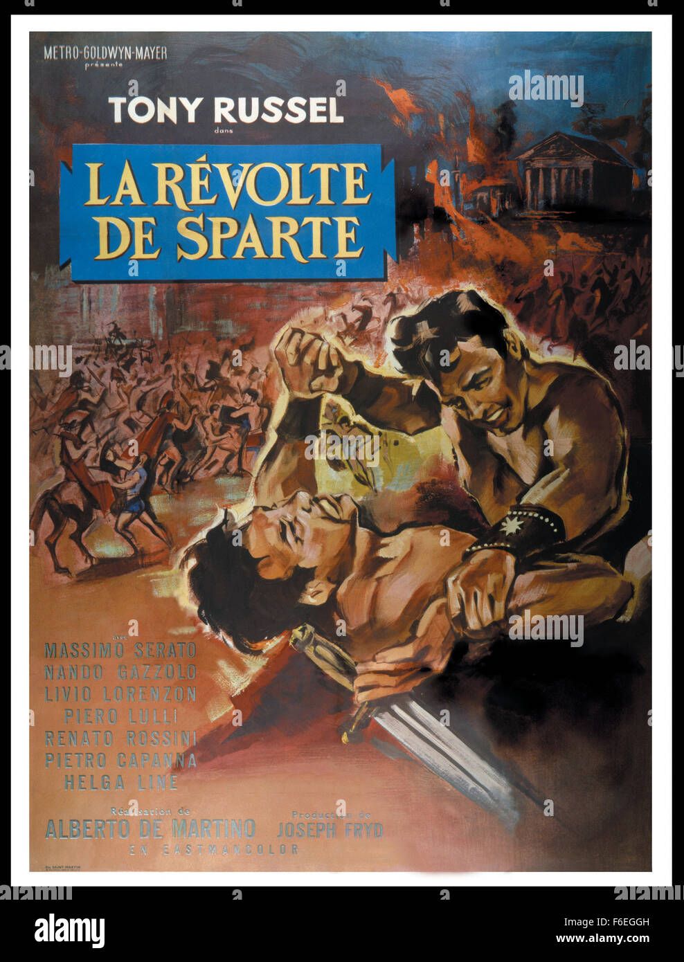 RELEASE DATE: . MOVIE TITLE: The Spartan Gladiators. STUDIO: Sanson ...