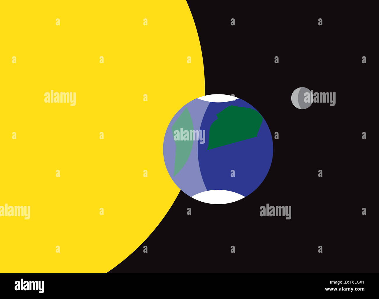 A planet Earth flag design Stock Photo - Alamy