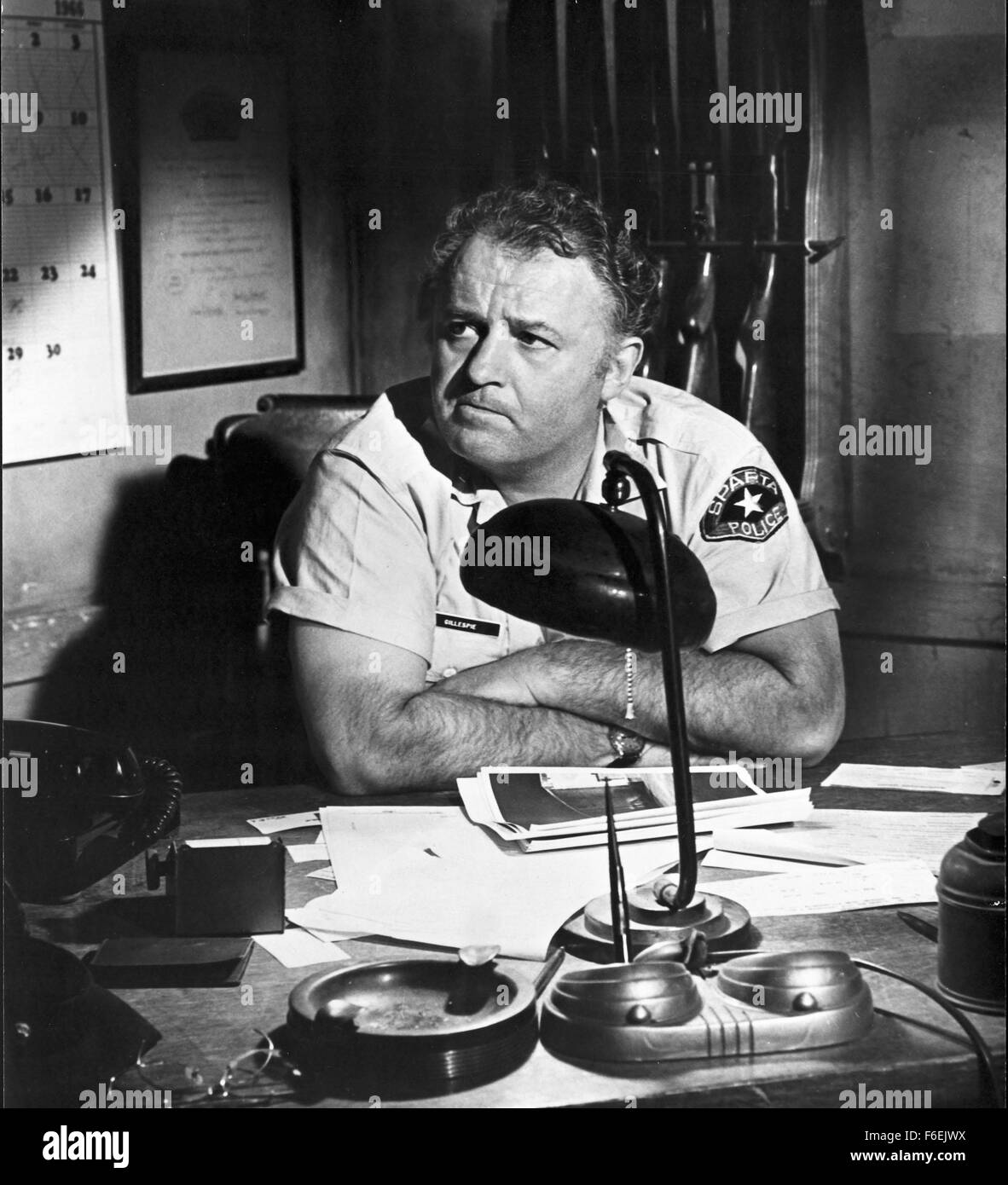 Aug 02, 1967; Hollywood, CA, USA; Actor ROD STEIGER stars as Police ...