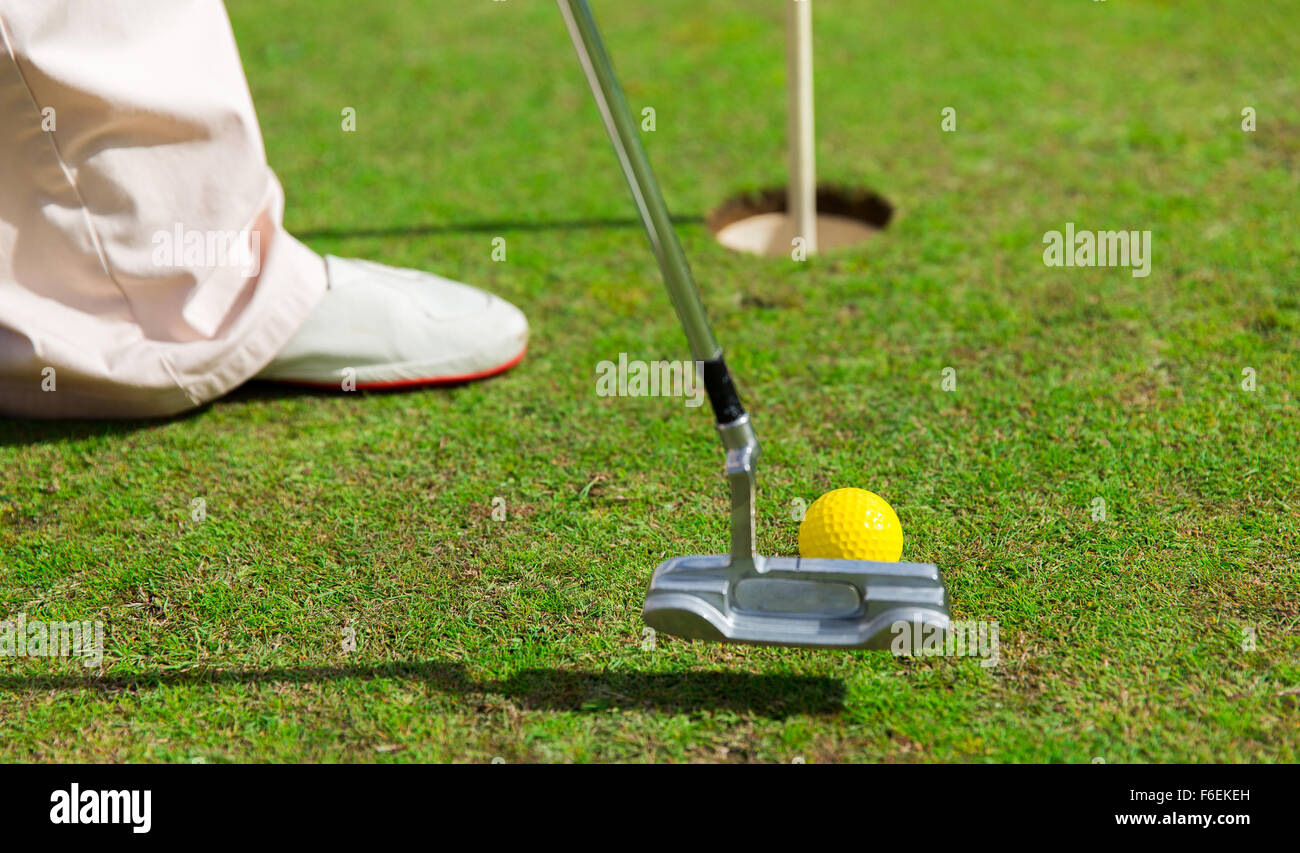 Golf ball and club close up hi-res stock photography and images - Alamy