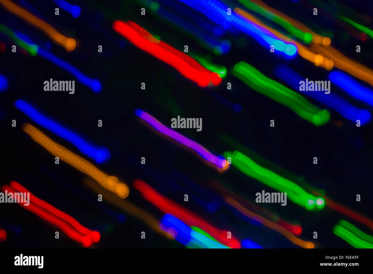 colorful bright night lights over black background Stock Photo - Alamy