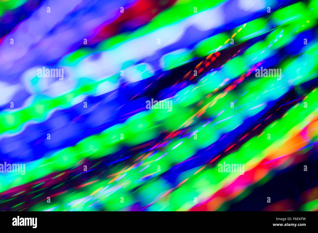 colorful bright night lights over black background Stock Photo - Alamy