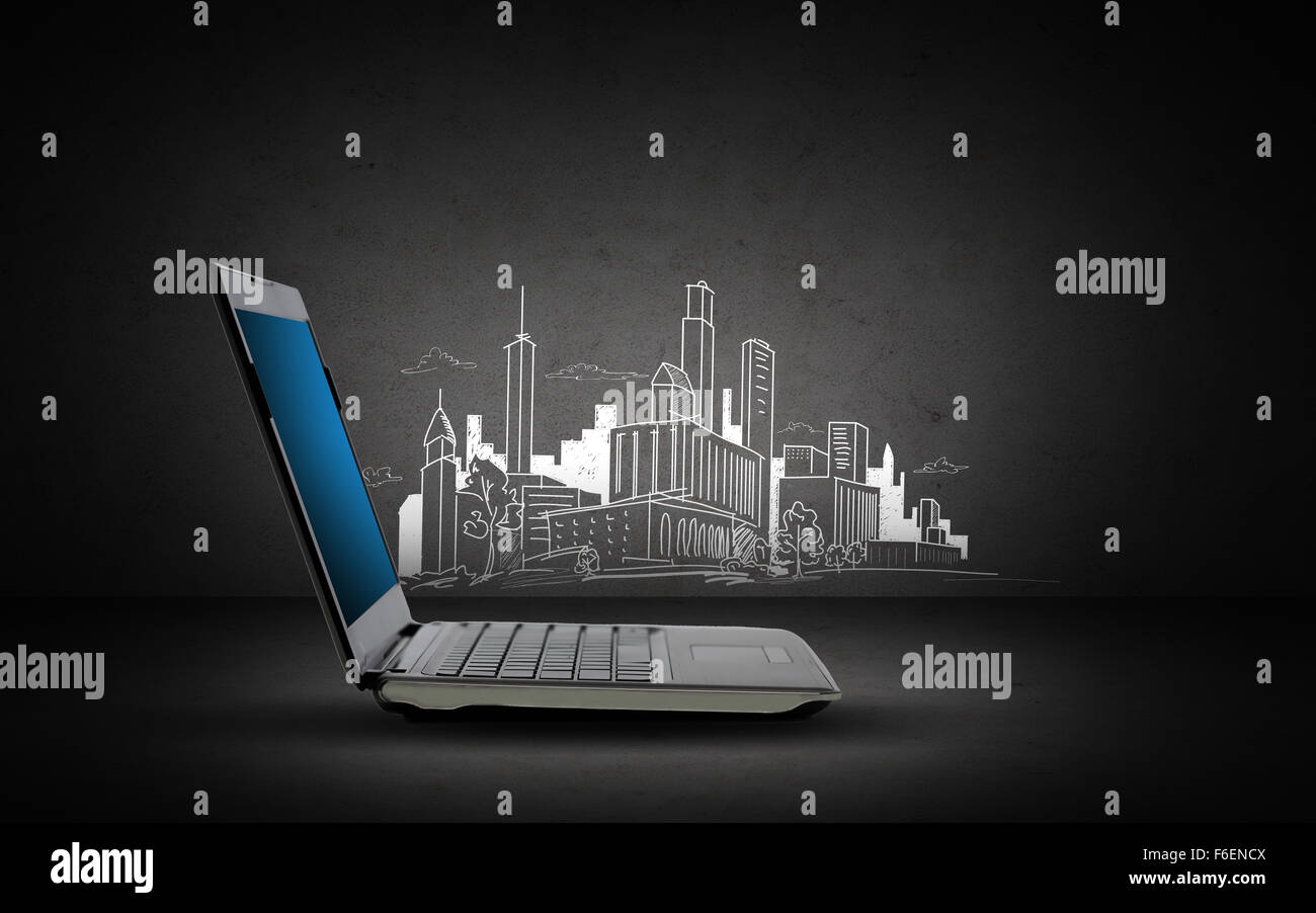 City sketch hi-res stock photography and images - Alamy